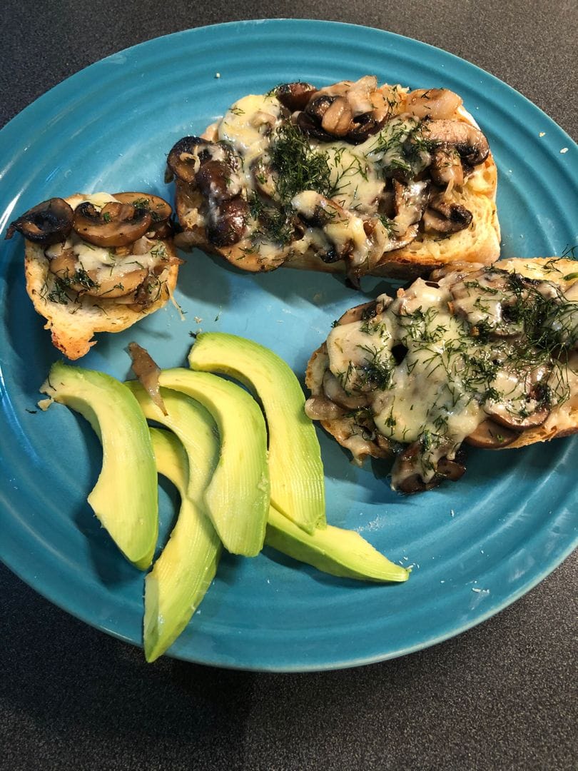Savory Mushroom Ricotta Melt: A Gourmet Open-Faced Delight ...