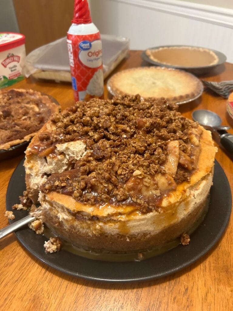 Irresistible Salted Caramel Apple Pie Cheesecake: A Heavenly Fusion ...